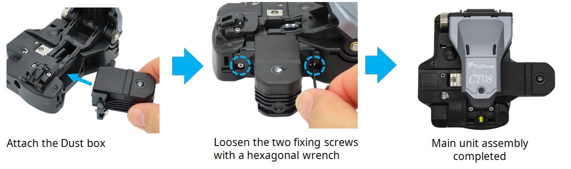 How to replace cleaver blade of CT08 | Fujikura